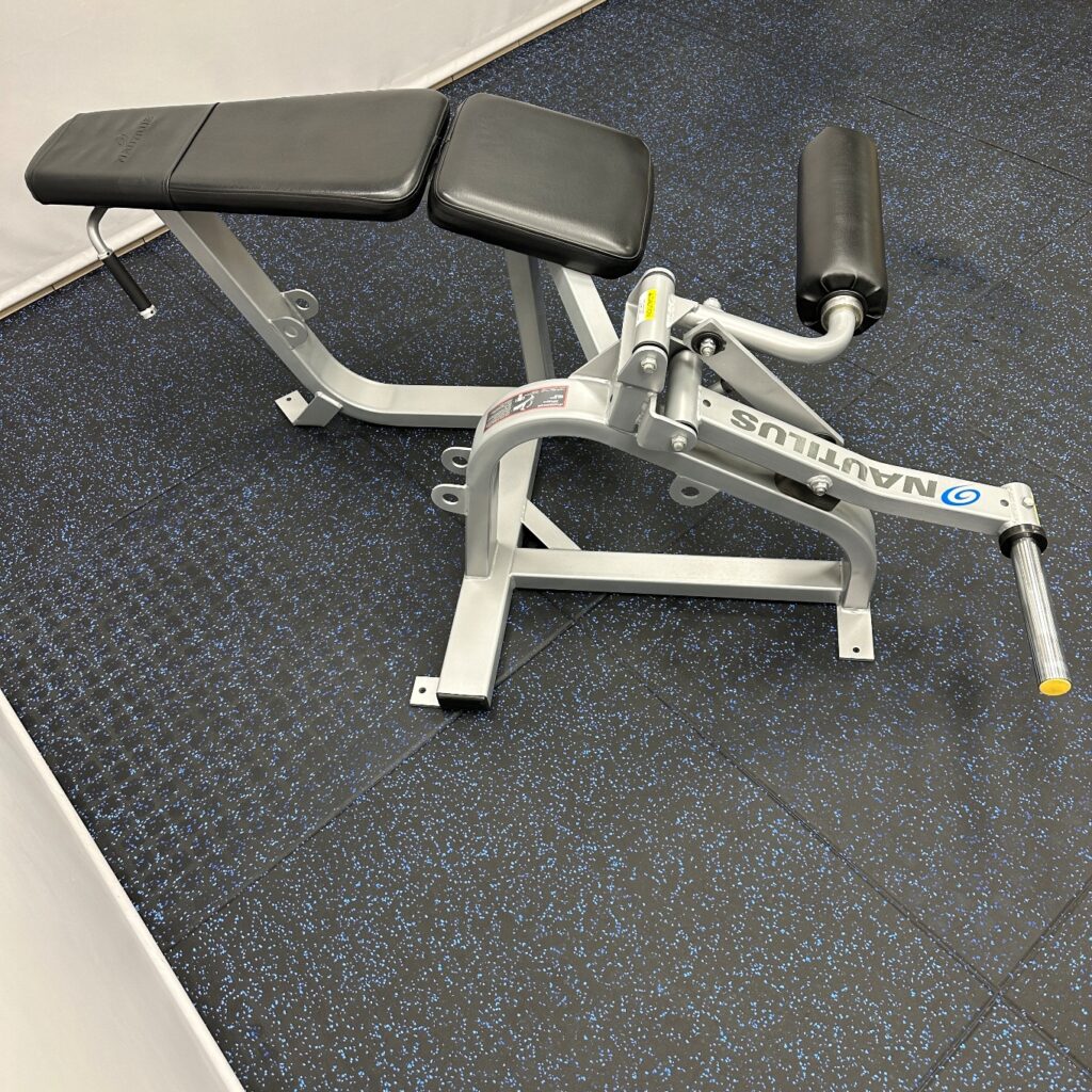 Nautilus XPLOAD Plate Loaded Prone Leg Curl - Branded Gym Equipment