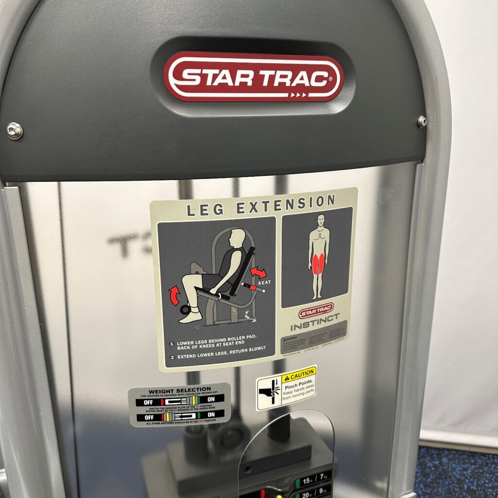 Star Trac Instinct Leg Extension - Branded Used Gym Equipment